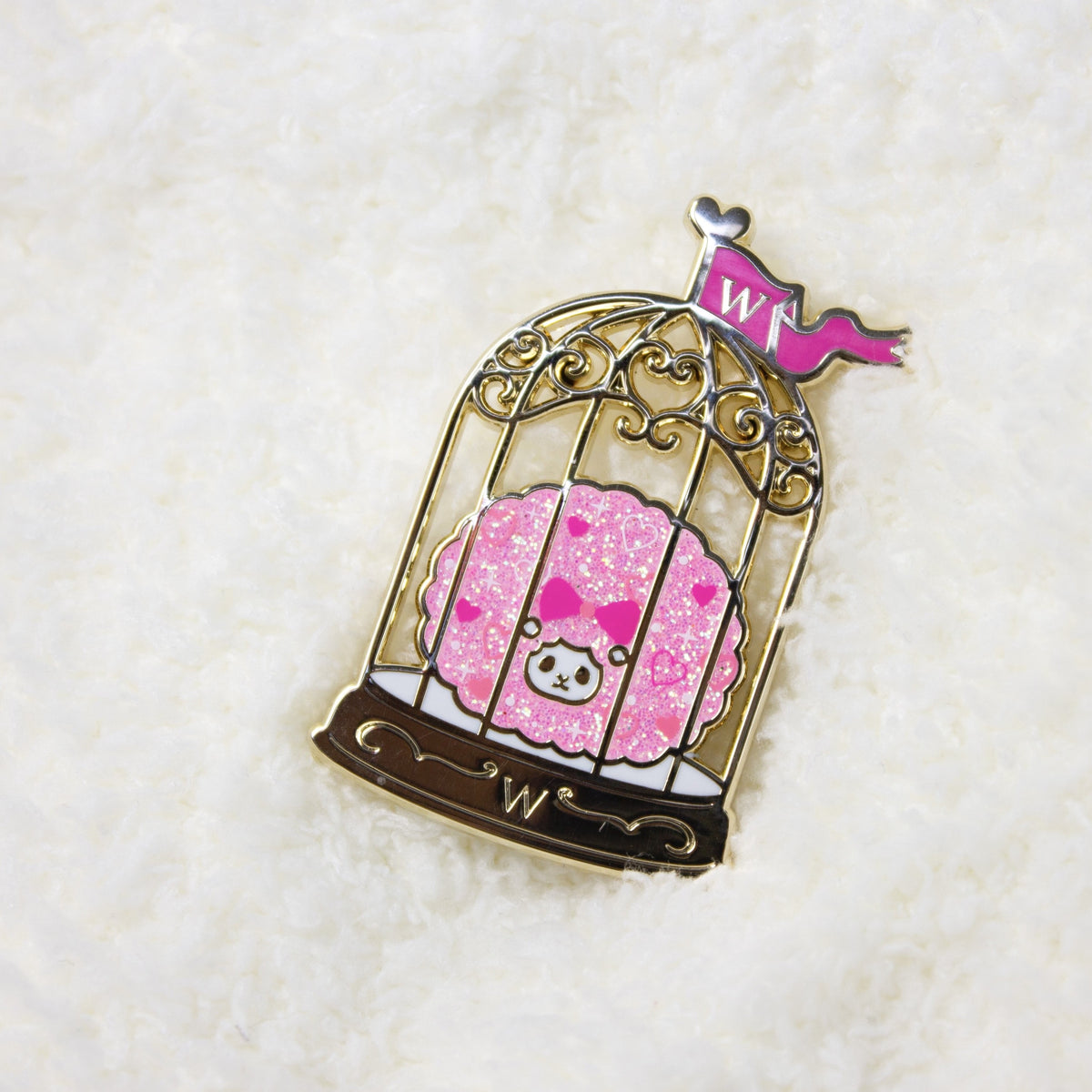 Puffs series 2 | Enamel Pin (Candy puff) – Mad Unicorn Studios